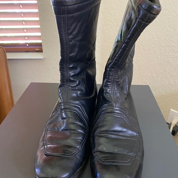 Bates | Shoes | Vintage Bates Fast Lane Sport Racer Leather Motorcycle ...